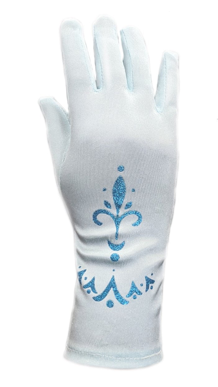 Wenchoice Baby Blue Frozen Satin Gloves One Size - Walmart.com