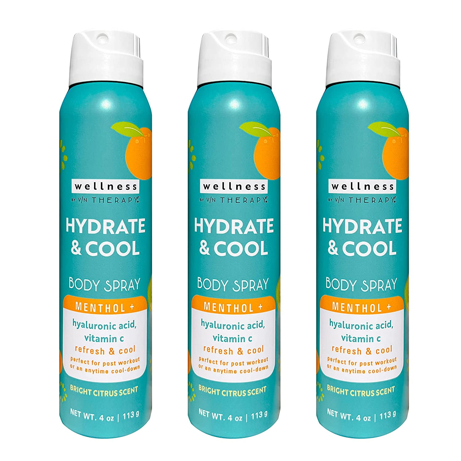 Wellness Hydrate & Cool Body Spray - Protect and Moisturize Skin with ...