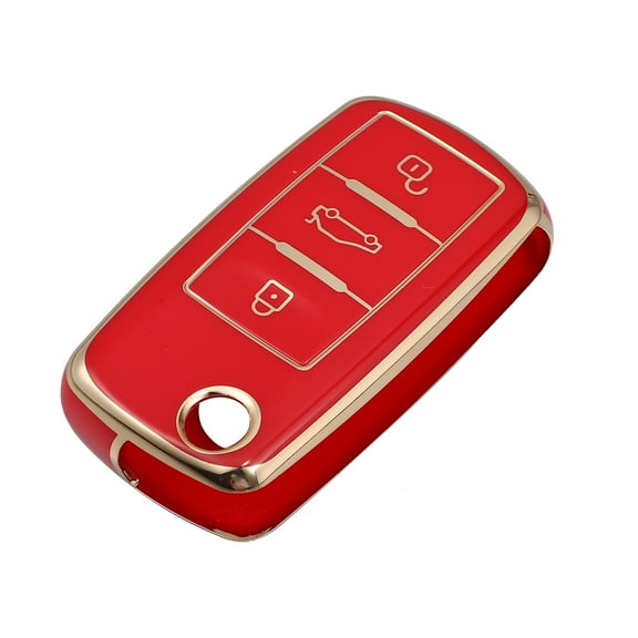 TABLZONE Red Silicone Car Key Fob Case Durable and Easy to Clean for ...