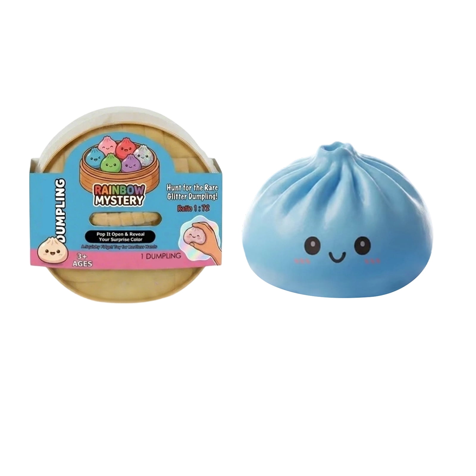 Dumpling Squishy Toys, Mystery Dumpling Squishy Toys With Steamer ...