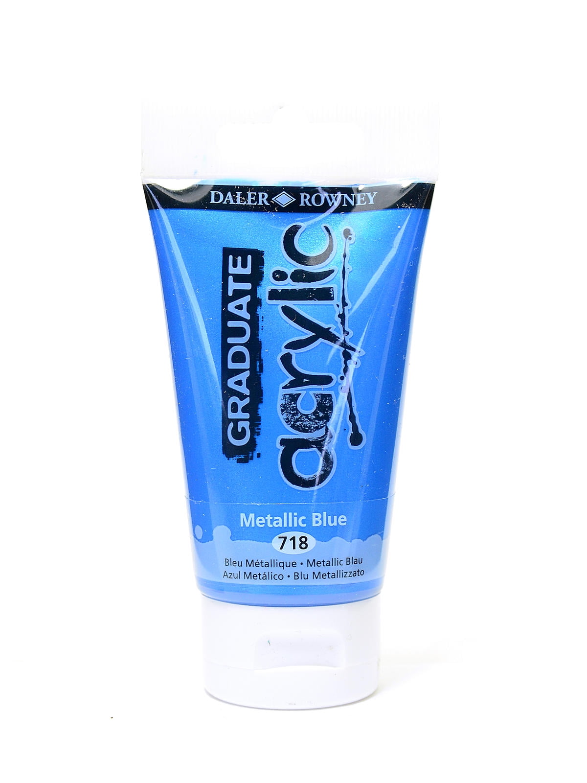 Graduate Acrylic Paint metallic blue, 75 ml (pack of 4) - Walmart.com