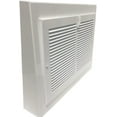 Vintage White Steel Baseboard Registers - 15" X 12" Outside Dimensions ...