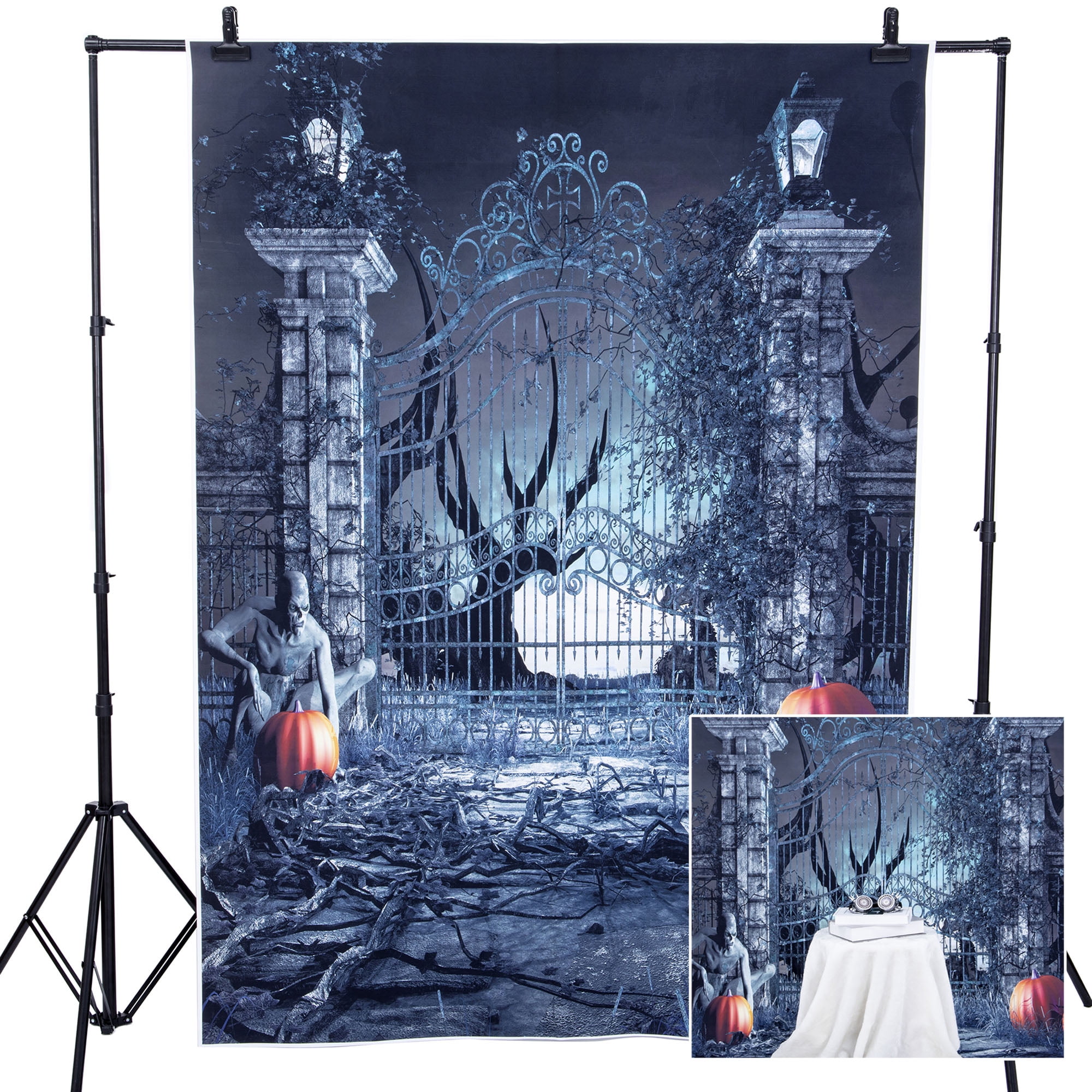 LELINTA Studio Photo Video Photography Backdrops 5x7ft Happy Hallowe'en ...
