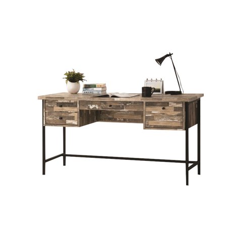 Coaster Writing Desk in Salvaged Cabin and Black | Walmart Canada