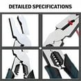 Industrial Grade Multi-Function Cutting Pliers, Heavy Duty Cutting and ...