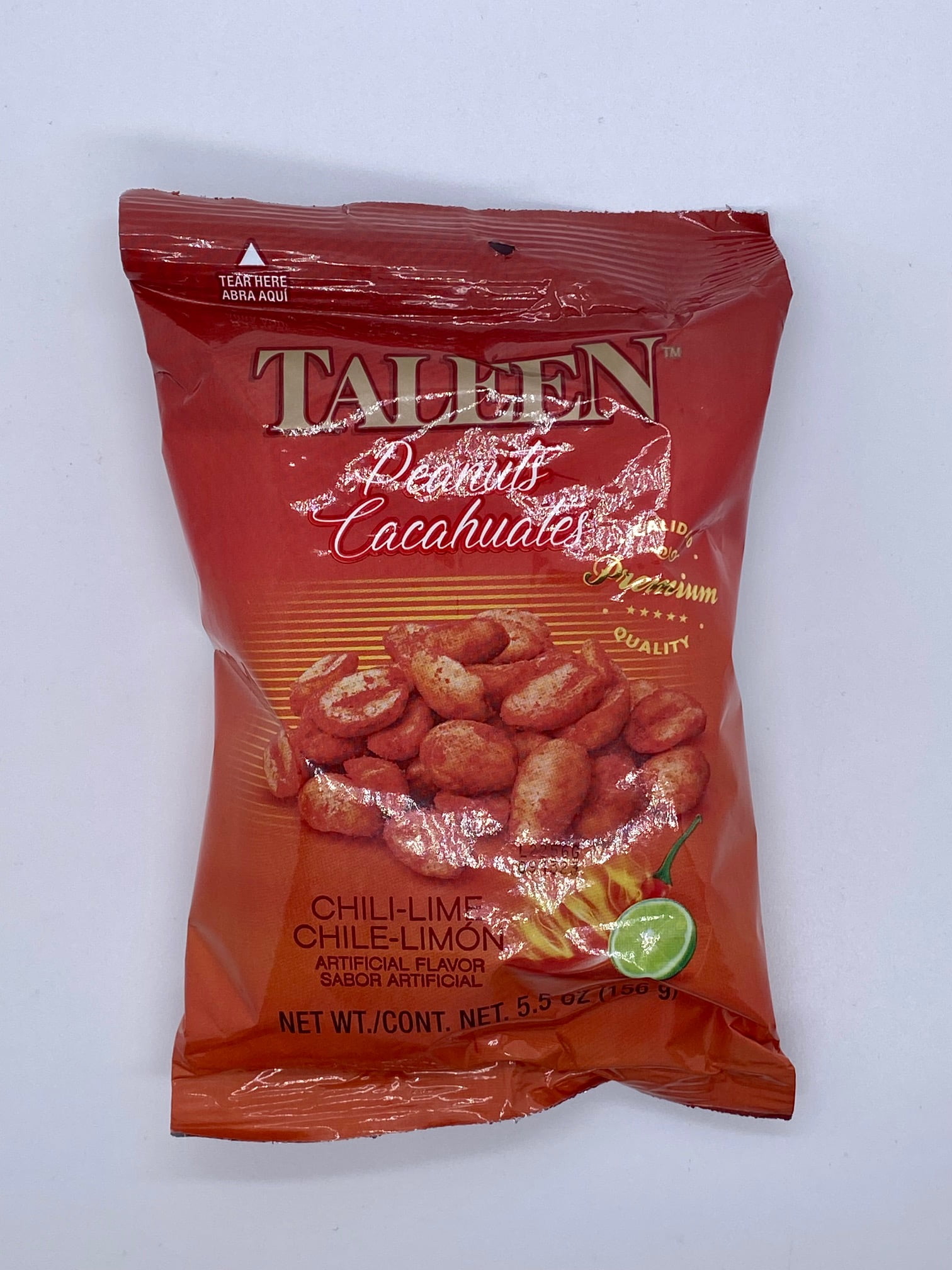 TALEEN Roasted Peanuts CHILI LIME Flavor 5.5oz Peg Bag - Walmart.com