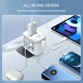 PIGADA Universal Travel Adapter One International Wall Charger AC Plug ...