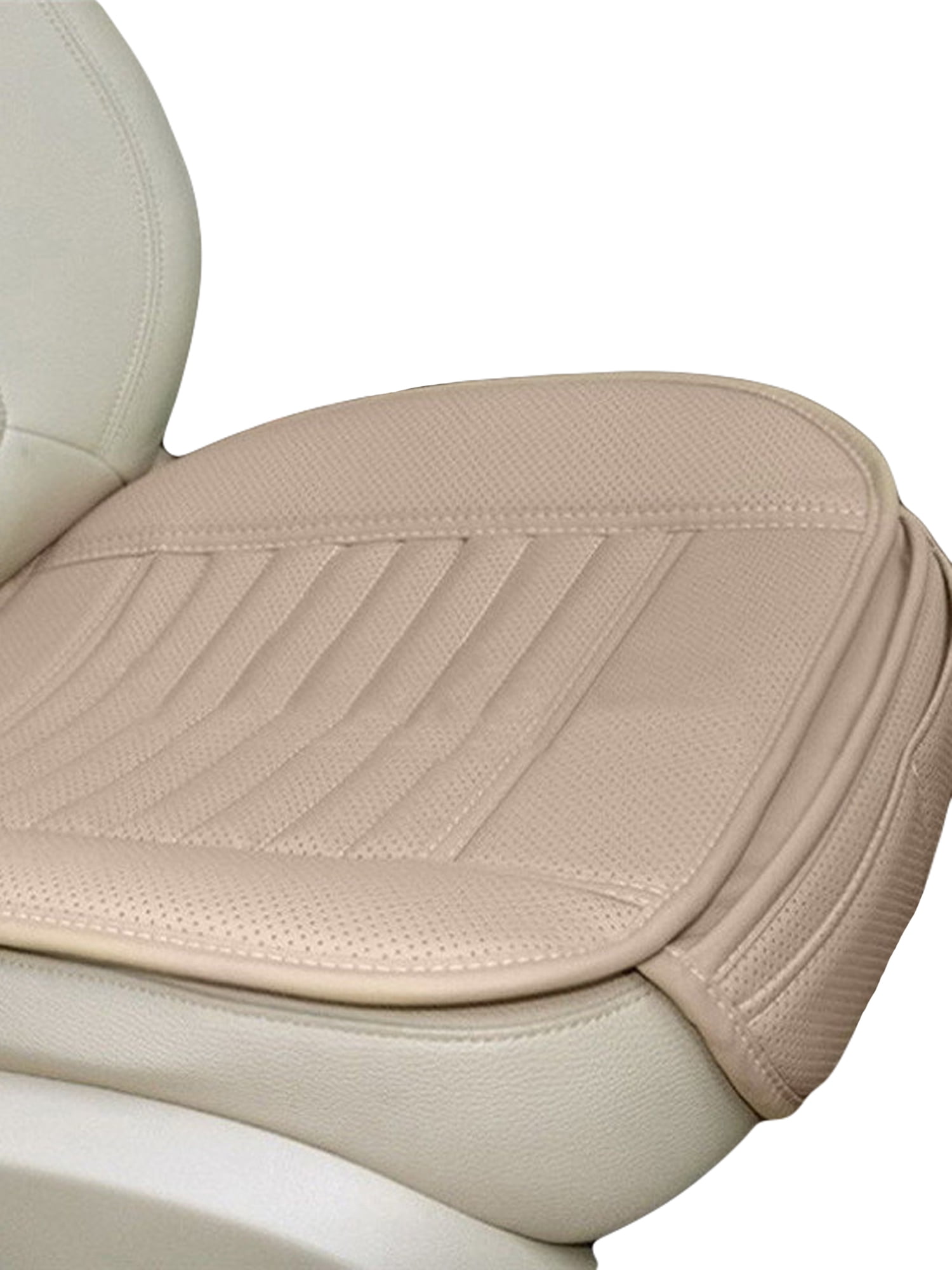Pudcoco Universal Pu Leather Car Front Seat Cushion Protector Pad
