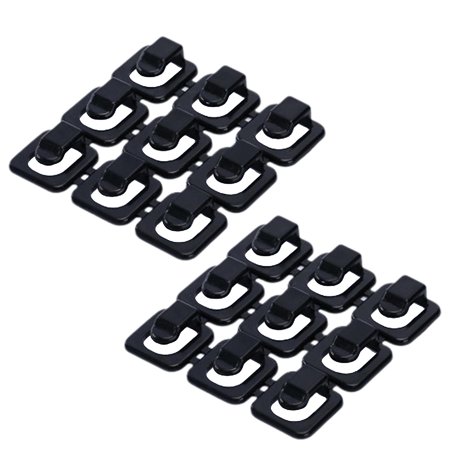 18pcs Cable Clips Multi-purpose Self-adhesive Plastic Space Saving Mini ...