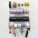 Ribbon Shelf Display & Storage Sewing Thread Holder Rack Ribbon Crafts ...