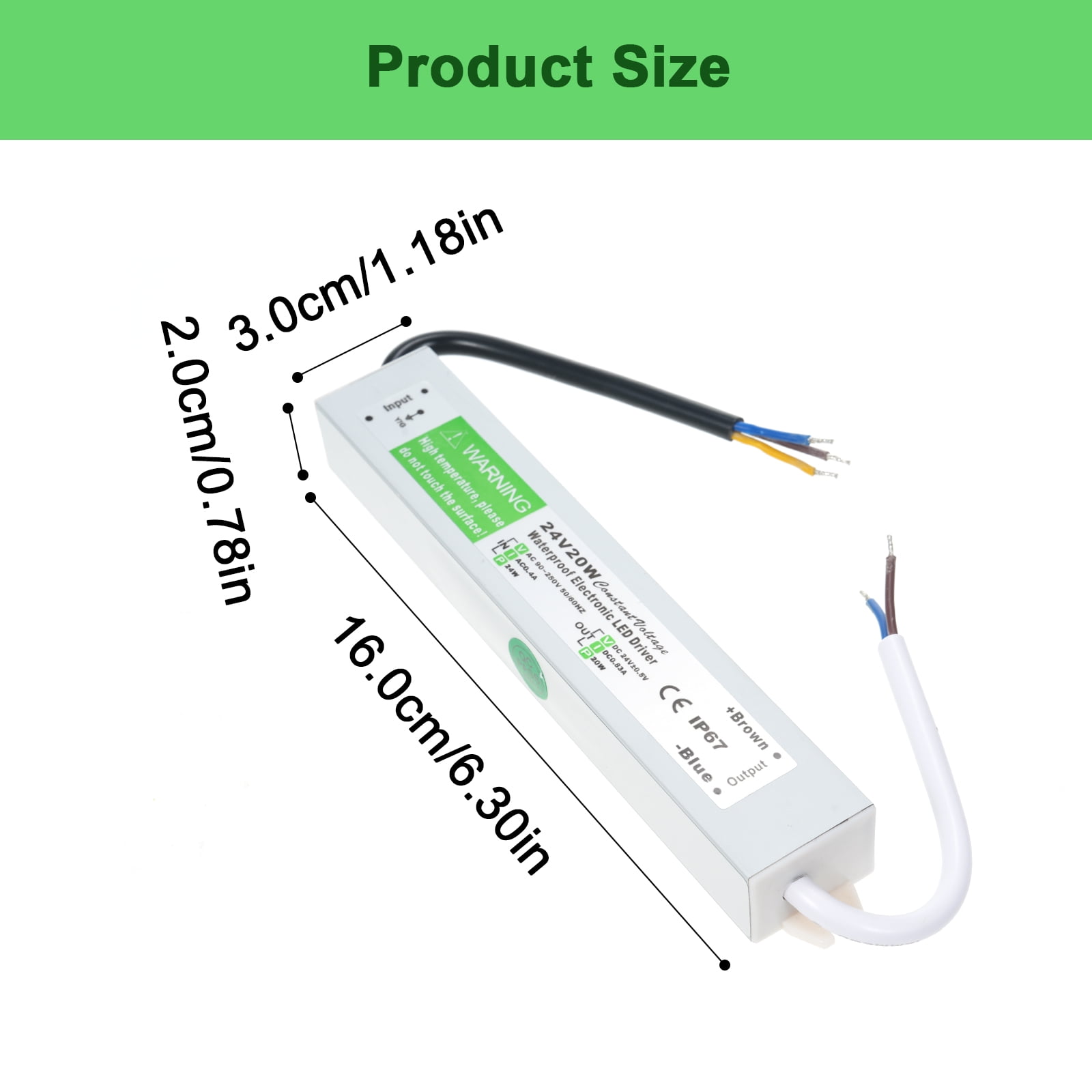 Regulated Power Supply,Waterproof Led Driver Switch 20w Constant Output ...