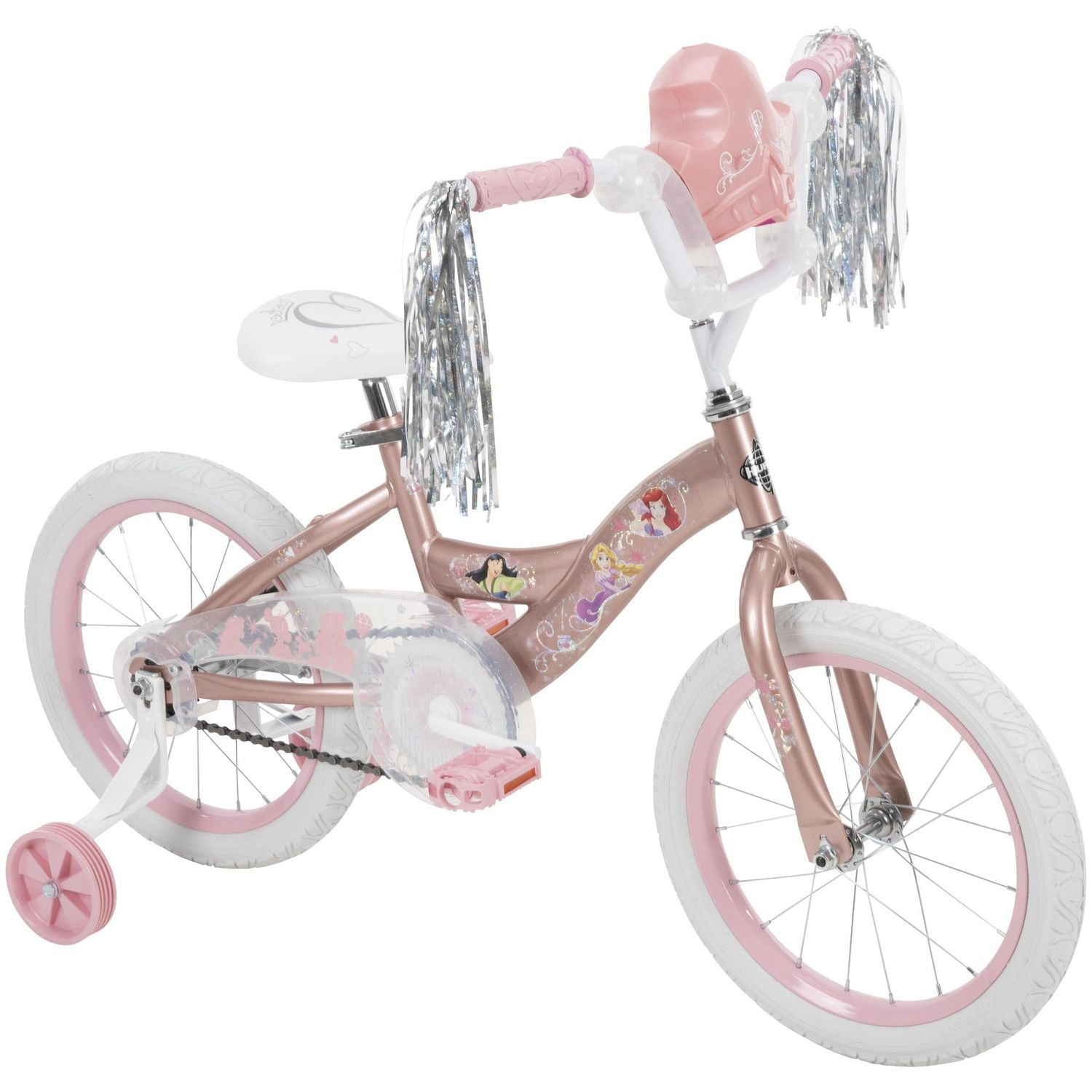 Disney Princess 16in Girls’ Bike, Rose Gold, by Huffy, 4-6 years old ...