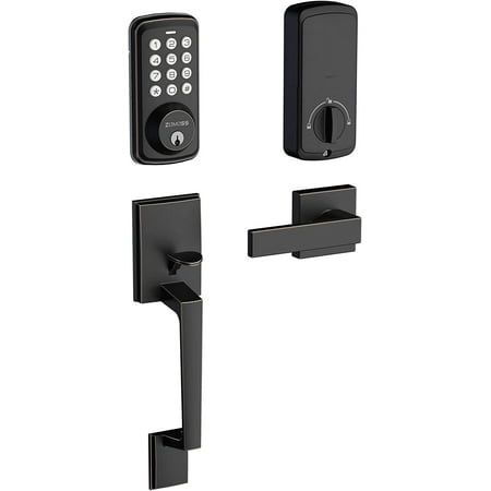 sinda Keyless Entry Door Lock, Front Door Lock Handle Set, Keypad ...