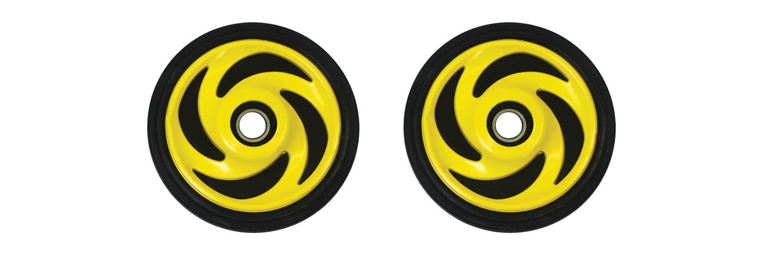 PDD Front Rail Yellow Idler Wheels Kit for Snowmobile POLARIS 600/700 ...