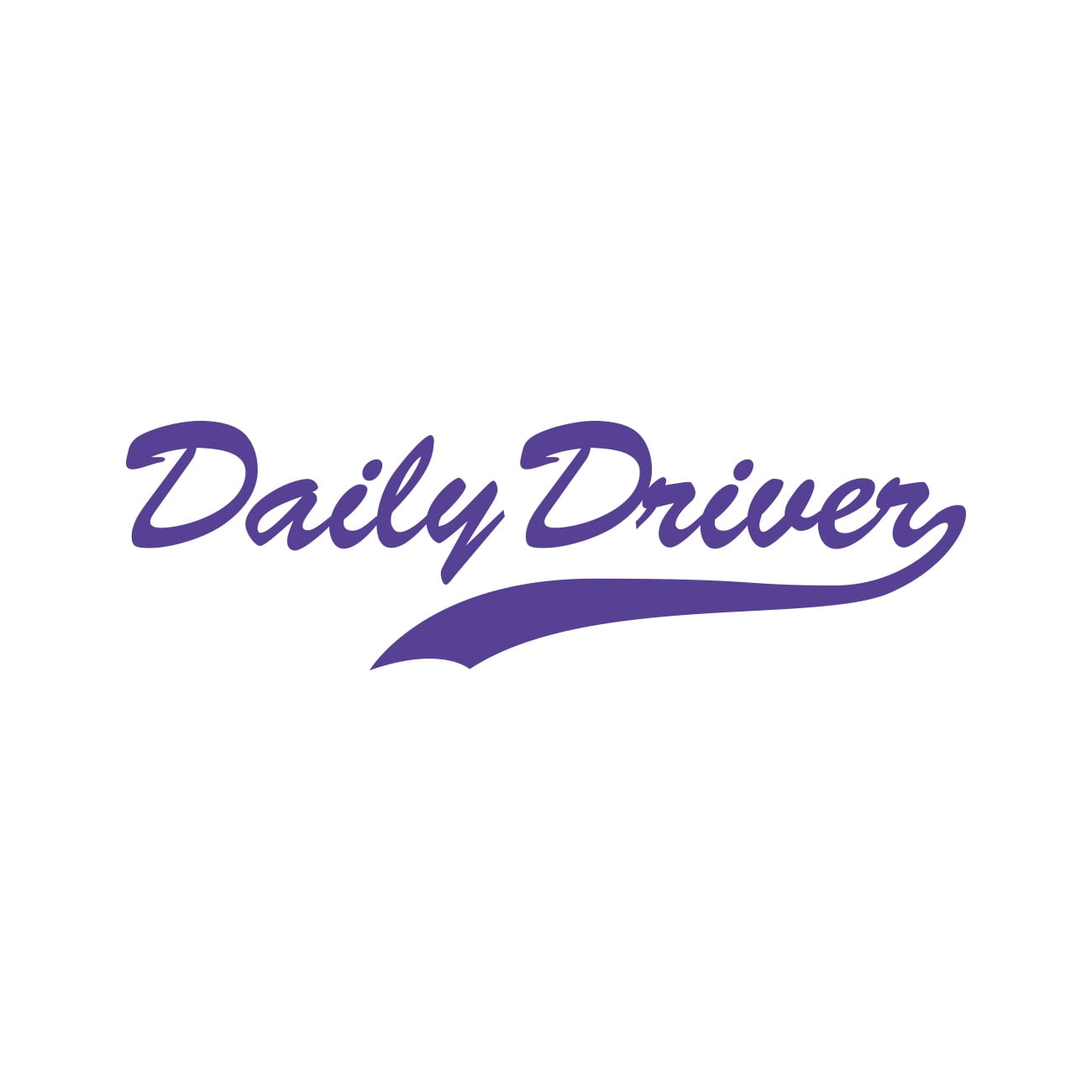 Daily Driven Sticker Decal Die Cut - Self Adhesive Vinyl - Weatherproof ...