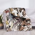 Bungo Stray Dogs Characters Blanket Cozy Ultra-Soft Micro Flannel Throw ...