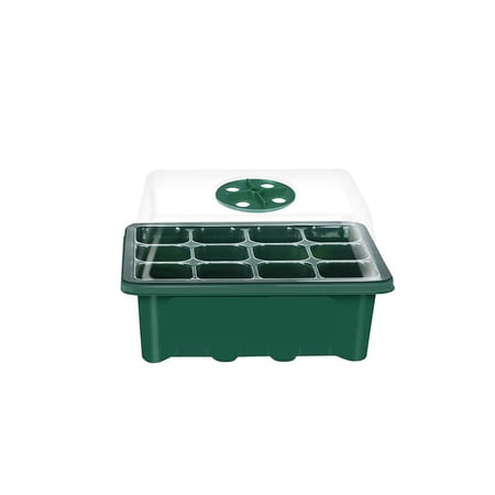 Greenhouse Propagation Box 12 Holes Plastic Propagation Tray Easy To ...