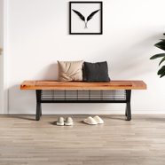 Outdoor Deck Box Bench with Cushion All-Weather Storage with Backrest ...