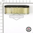 Briggs & Stratton Genuine OEM 691667 Air Filter - Walmart.com