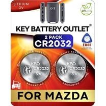 Key Fob Battery Replacement Pack for Mazda - Premium CR2032 3V Lithium ...