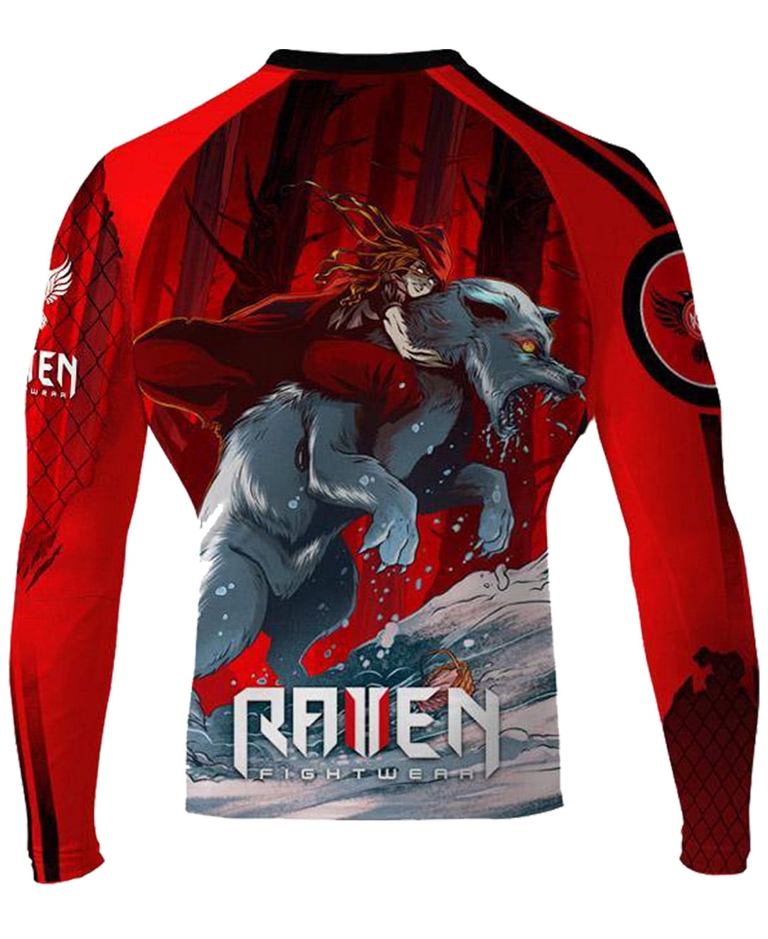 Raven Fightwear Men's The Red Rash Guard Red Medium - Walmart.com