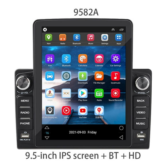 1 Din 7 Inch Car Stereo Radio with Wireless Apple Carplay Android Auto ...