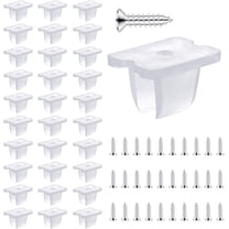 30-PackWaterproof LED Strip Mounting Clips Holder Mounting Bracket Neon ...