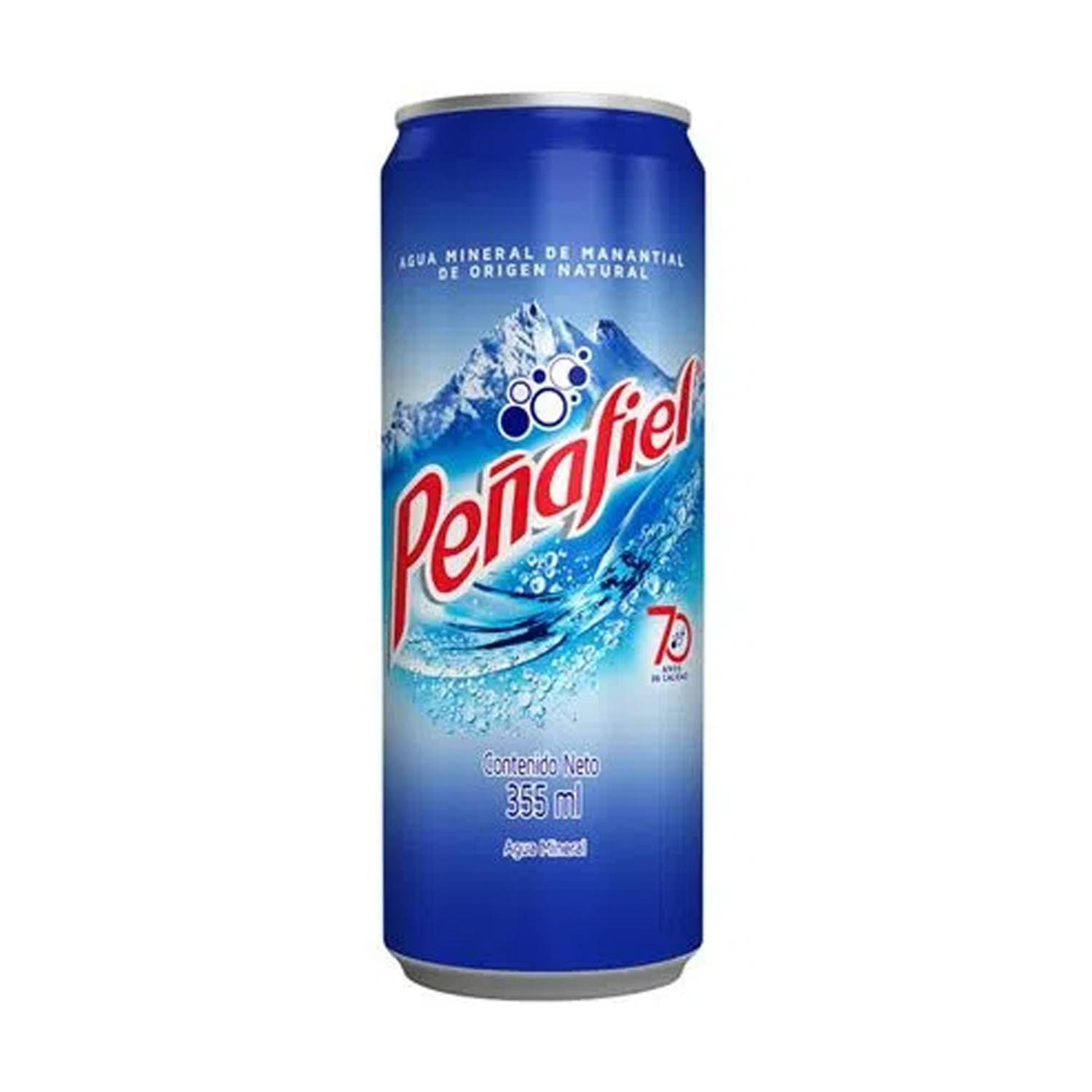 Agua Mineral Peñafiel Lata 355 ml | Walmart en línea