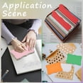 1Set 50Pcs 10 Colors DIY Paper Blank Greeting Cards Rectangle Mixed ...