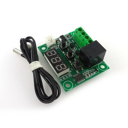 HW-557 1209 Digital Display Thermostat High Precision Temperature Controller Module Micro ...