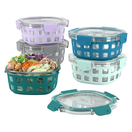 Ello Duraglass Round Storage Glass Container Set, 10-piece - Walmart.ca