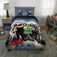 WWE Kids Comforter and Sham, 2-Piece Set, Twin/Full, Reversible, Grey ...