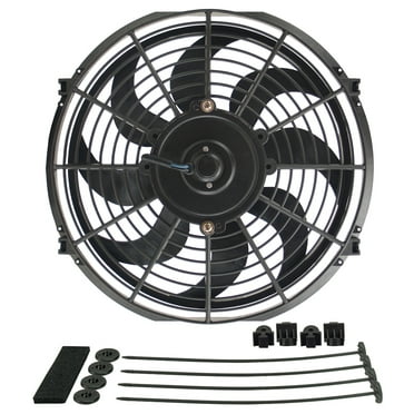 Derale 12 in 1328 CFM High Output Electric Cooling Fan P/N 16112 ...