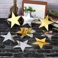 48Pcs 2 Colors Paper Glitter Star Wall Decoration Birthday Party ...