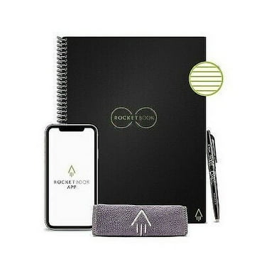 Rocketbook Core Smart Spiral Notebook, Dot-Grid and Lined Pages, 36 ...