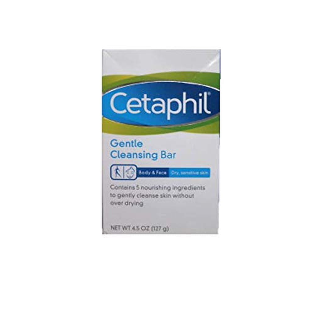 Cetaphil Gentle Cleansing Bar, Hypoallergenic, 4.5 Ounce - Walmart.com ...