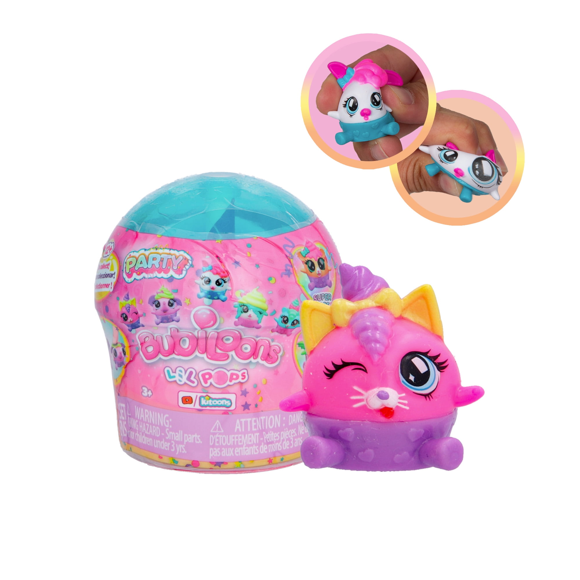 Bubiloons Lil Pops Wave 2 Squishy Toy, Collect All 12! Ages 3+ Years ...