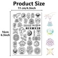 1 Sheet Plastic Stamps for DIY Scrapbooking Photo Album Decorative ...