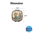 Cartoon of Crazy Cat Lady Home Travel Makeup Handbag Purse Small Pocket ...