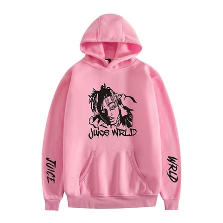 Rapper Juice Wrld Print Fashion Loose Men's And Women's Hooded Sweater ...