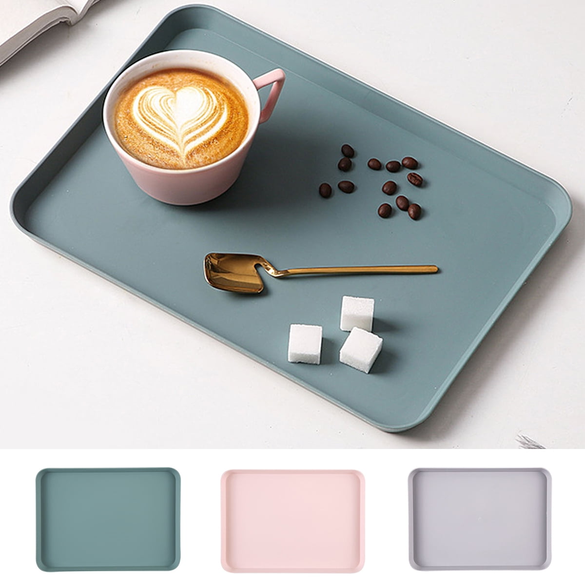 Meidiya Creative Rectangle Trays Dessert Table Serving Fruit Fast Food ...