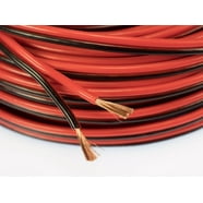 PYRAMID RPR425 - 4 Gauge Clear Red Power Wire 25 ft. OFC - Walmart.com