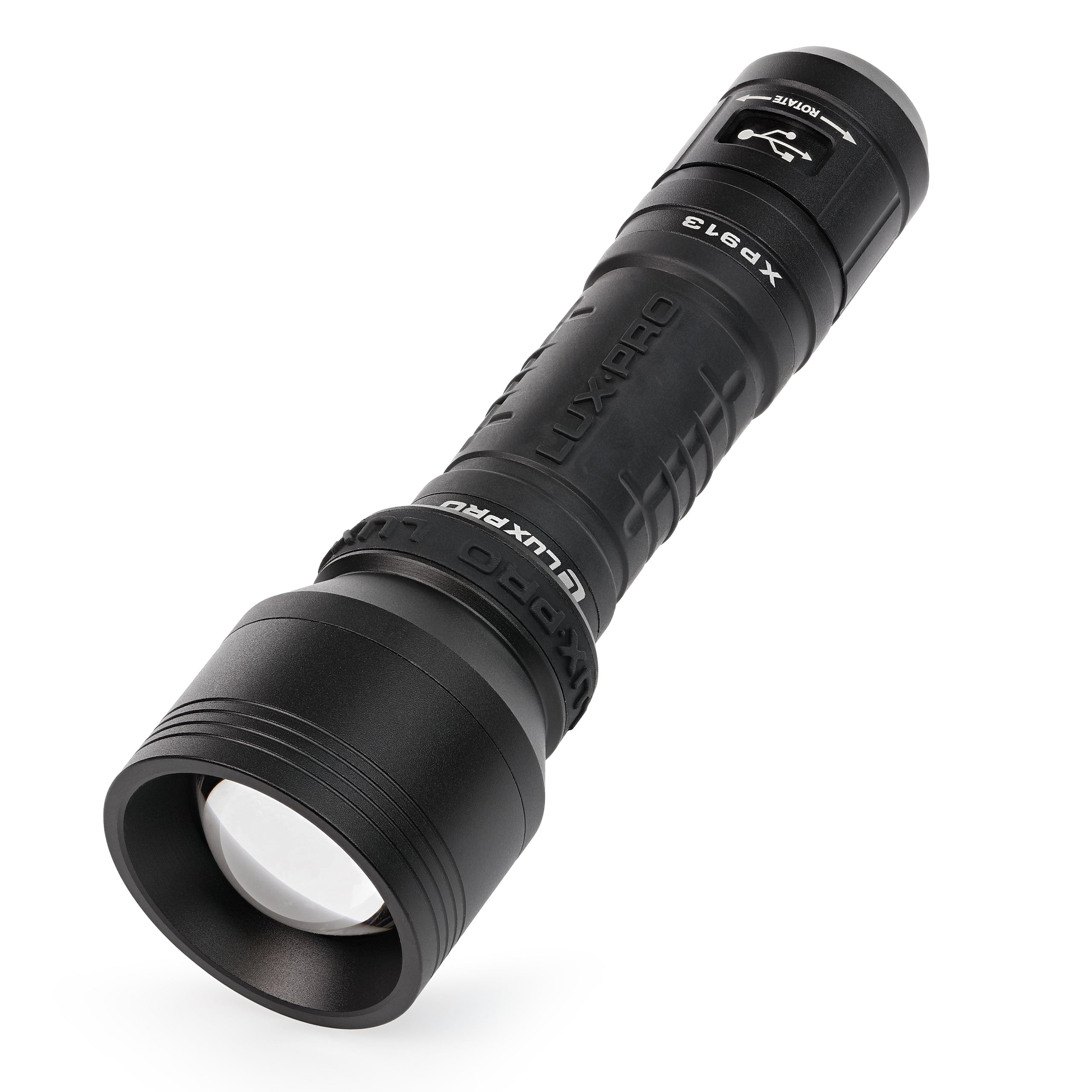 LUXPRO Pro Series 1100 Lumen LED Rechargeable Focus Flashlight ...
