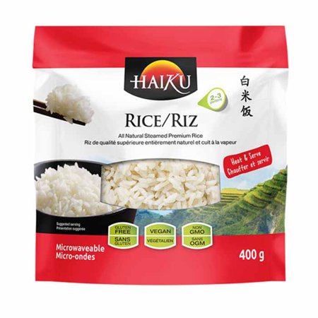 Haiku - Premium Steamed Rice, 400g | Walmart Canada