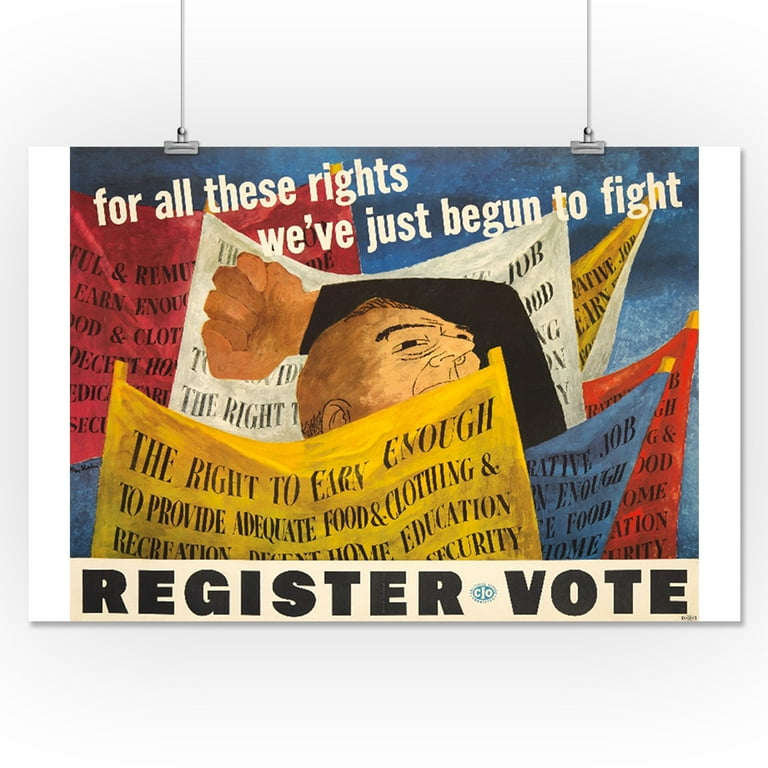 Vote Vintage Poster