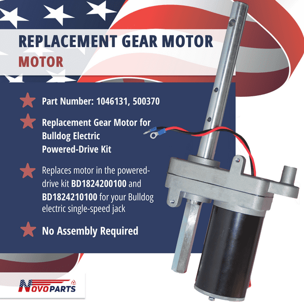 Replacement Gear Motor for Bulldog Electric Powered-Drive Kit 1046131 ...