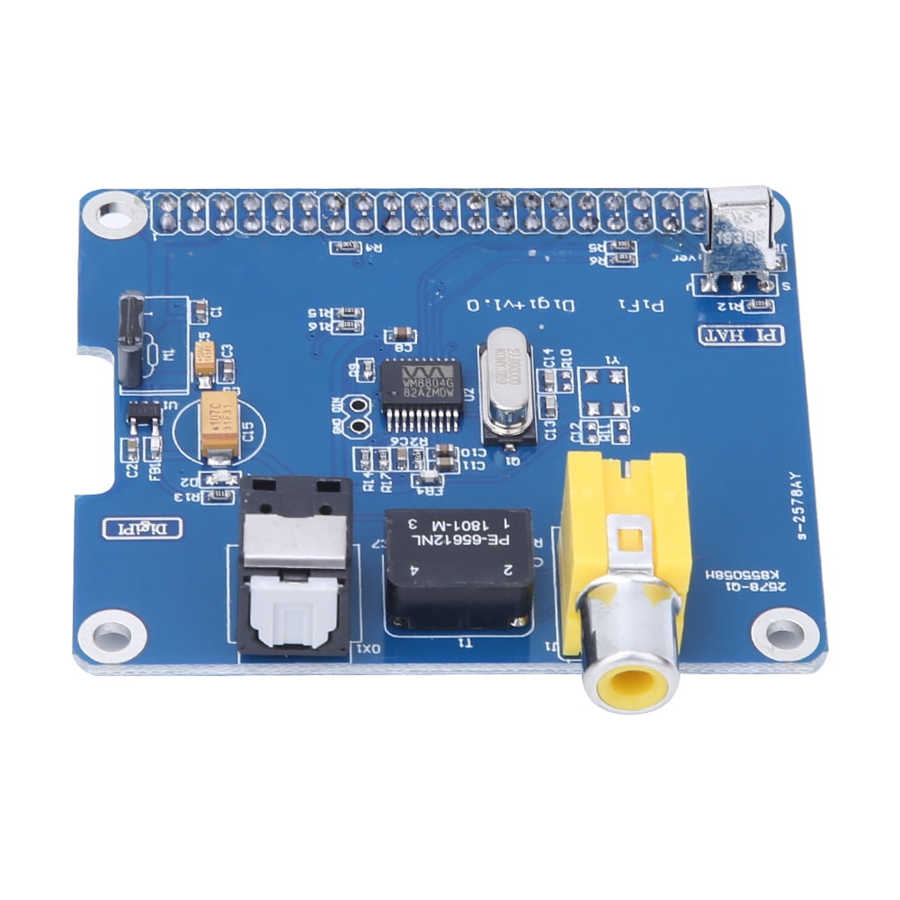 For Raspberry Pi 3/2B HIFI DiGi Digital Sound Card I2S SPDIF Expansion ...
