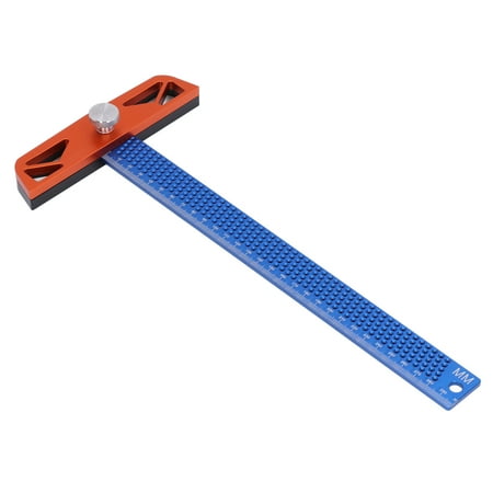 Hole Scribing Gauge, Blue Color T Type Ruler 2 Usable Lengths ...