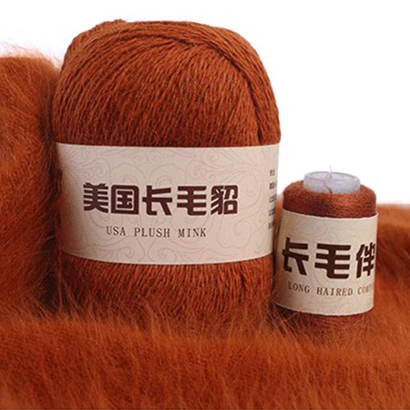 50+20g/set Long-haired Mink Wool High Quality Hand Sewing Weaving Wool ...