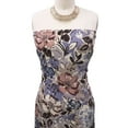 FREE SHIPPING!!! Lavender Lilac Rose Gold Large Flowers Pattern Printed ...